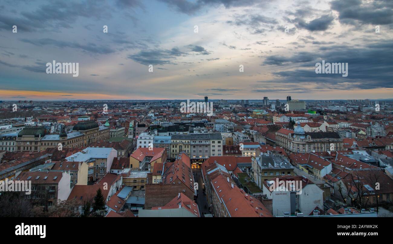 Zagreb city center, Croatia Stock Photo - Alamy