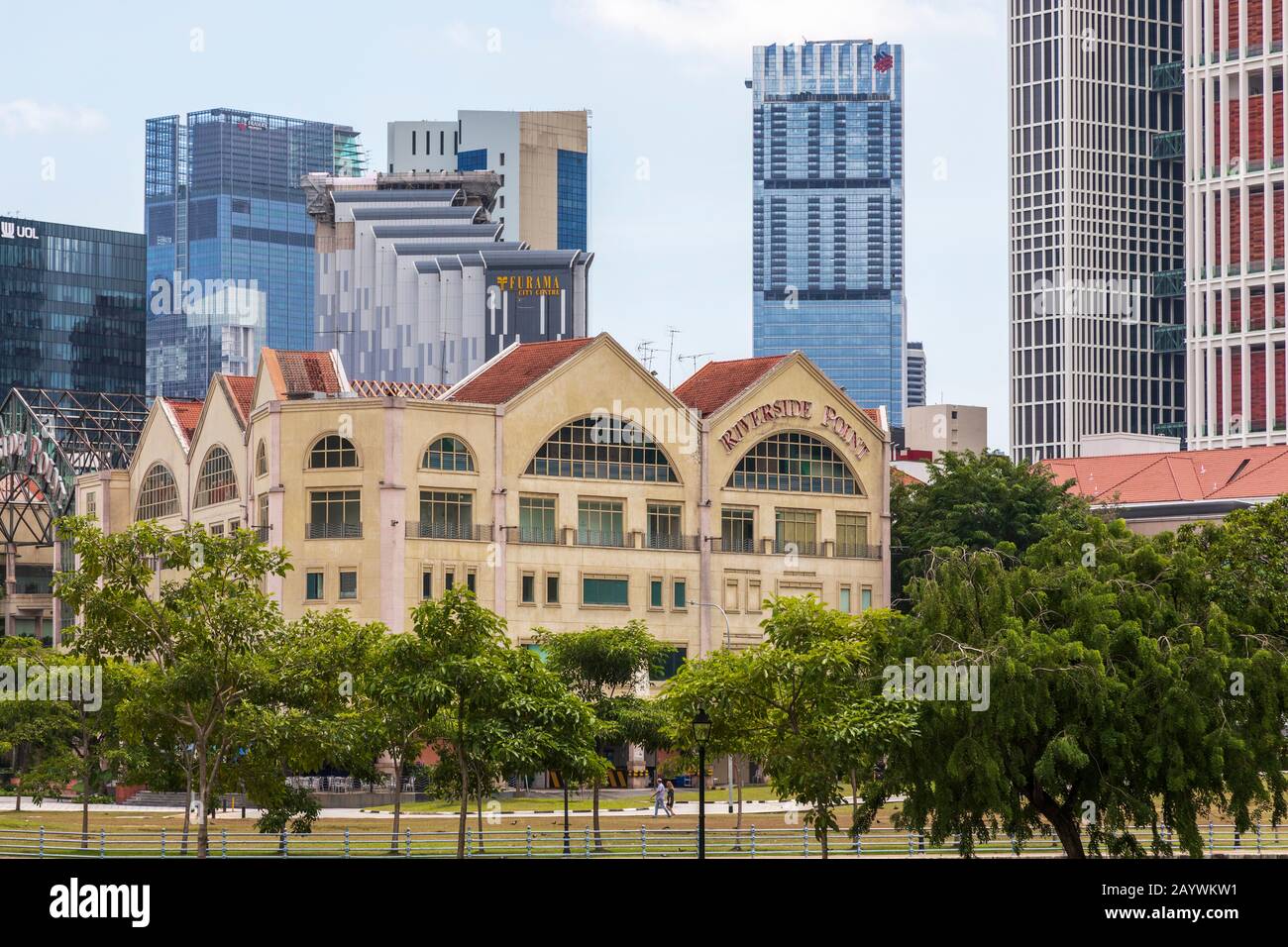 Riverside point building, part of Robertson Quay and Boat Quay and as ...