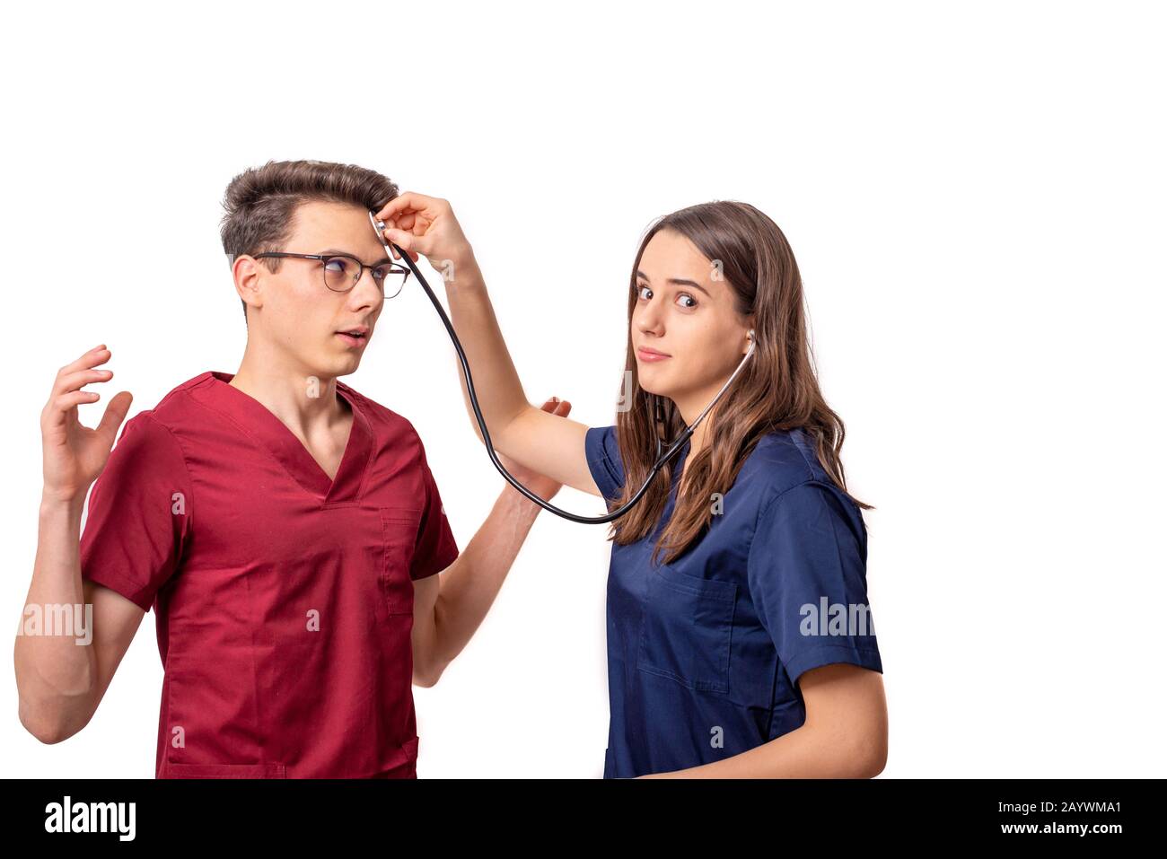 Professional young doctors work Cut Out Stock Images & Pictures - Alamy