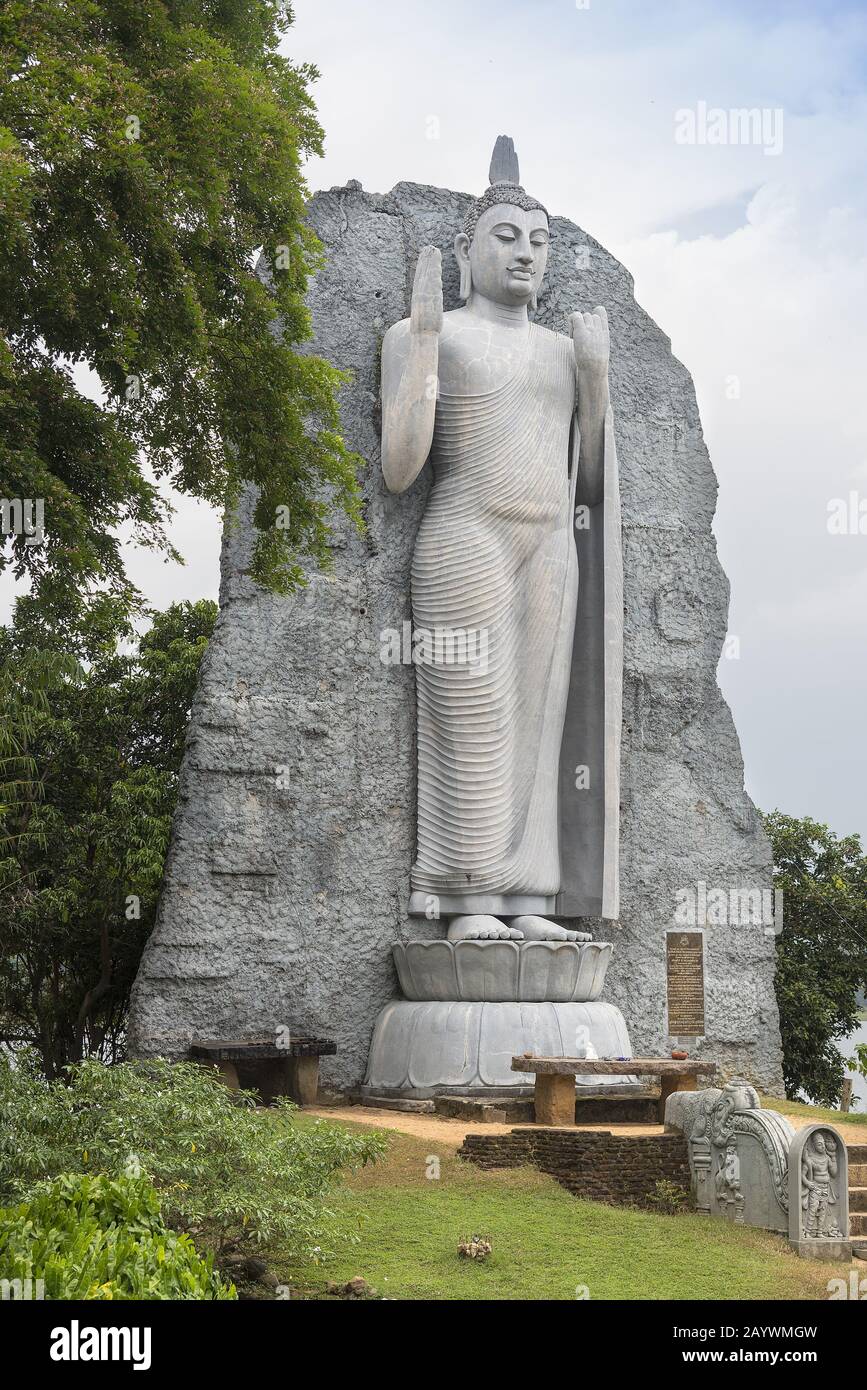 Polonnaruwa, Sri Lanka: 03/17/2020: The Gal Vihara rock temple with ...