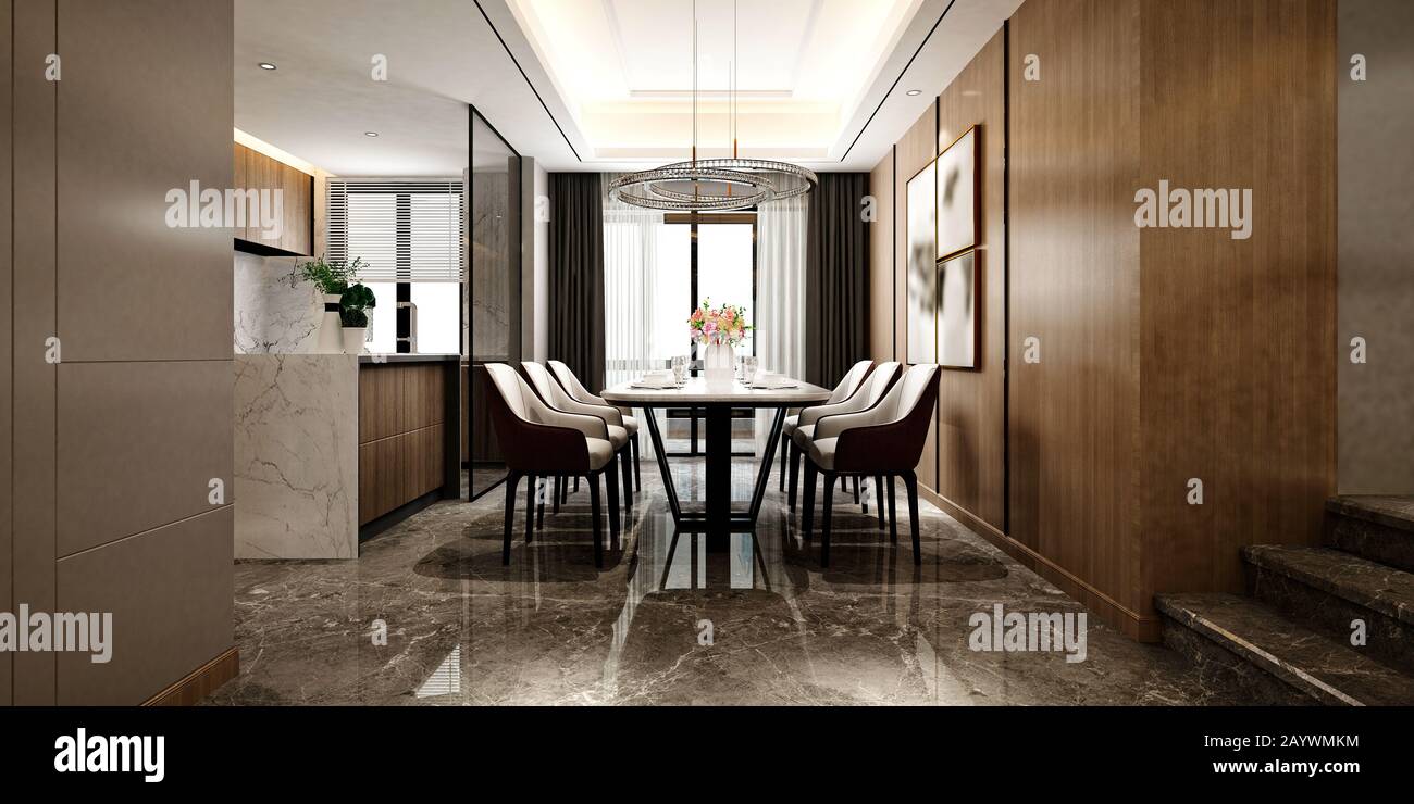 3d render of living room Stock Photo - Alamy