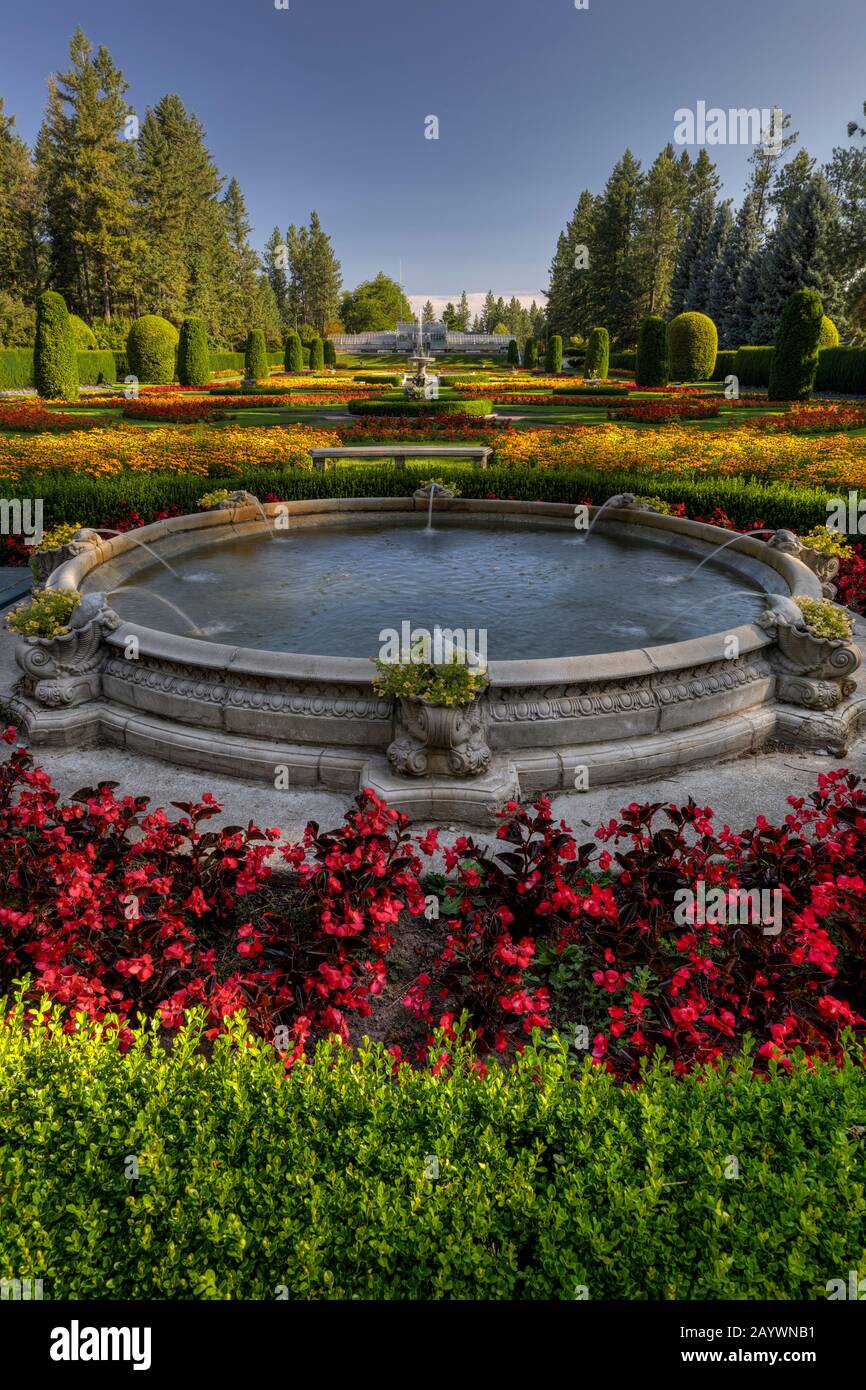 Duncan Garden, a classical European Renaissance-style garden in the ...