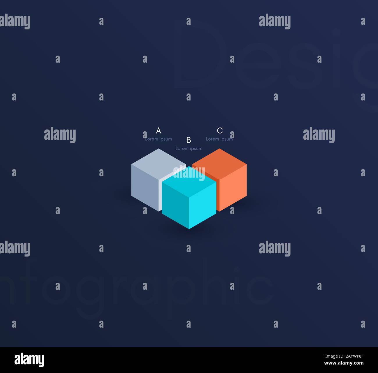 Vector graphic infographics. Template for creating web applications ...