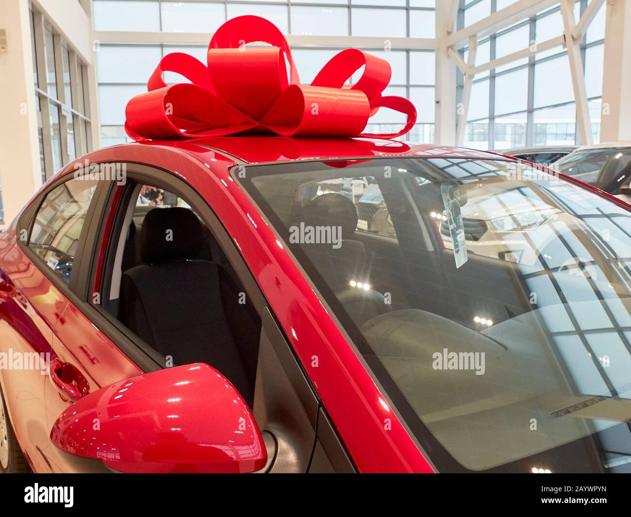 Luxury car showroom ribbon hi-res stock photography and images - Alamy
