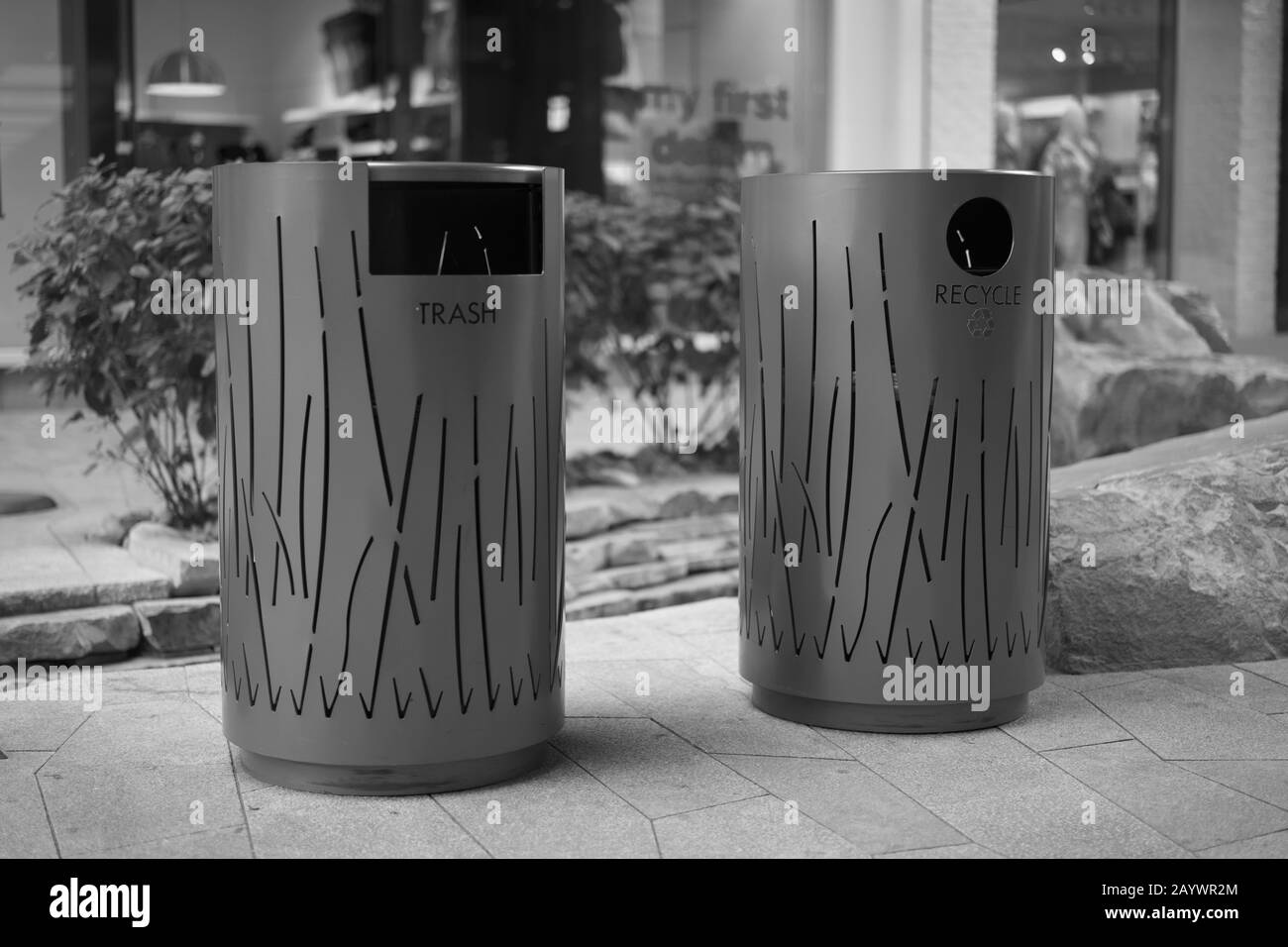 City waste management Black and White Stock Photos & Images - Alamy