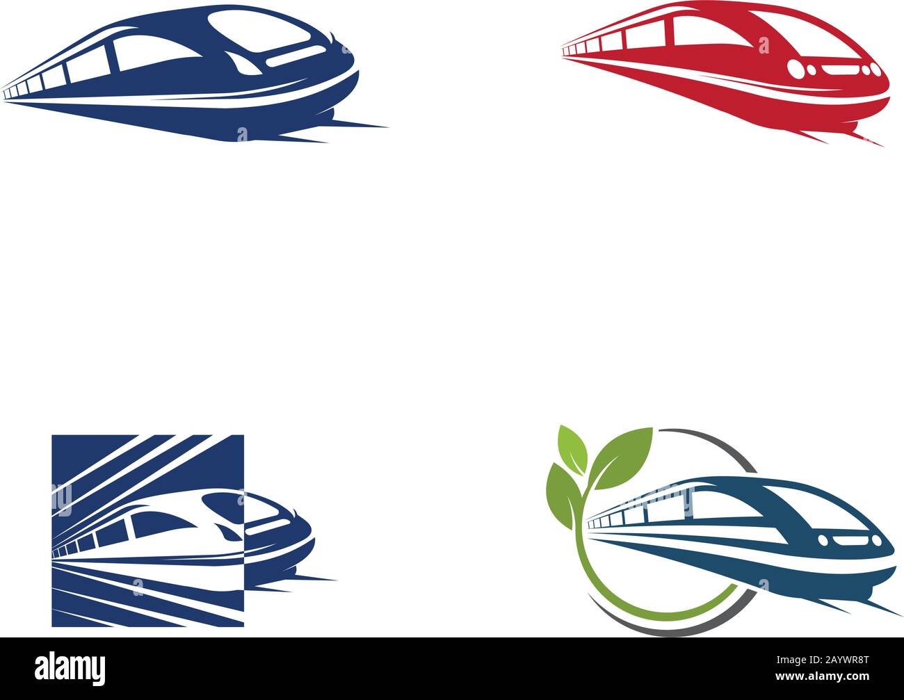 High speed train vector vectors hi-res stock photography and images - Alamy