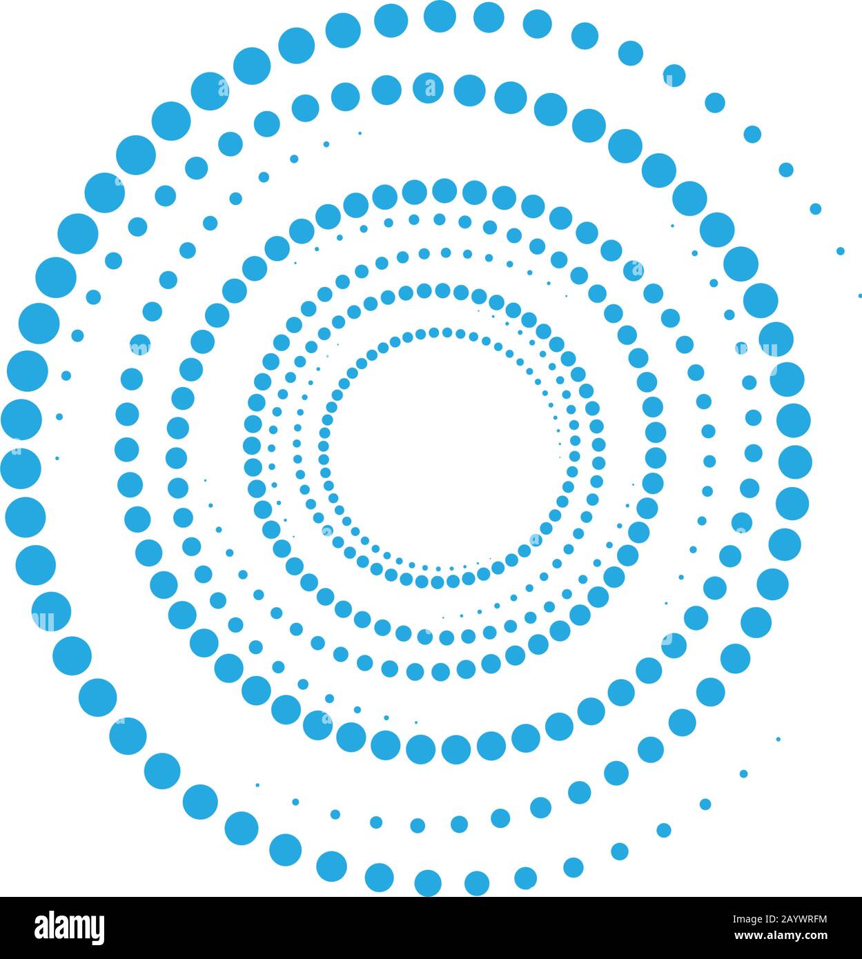 halftone circle dots vector illustration design Stock Vector Image ...