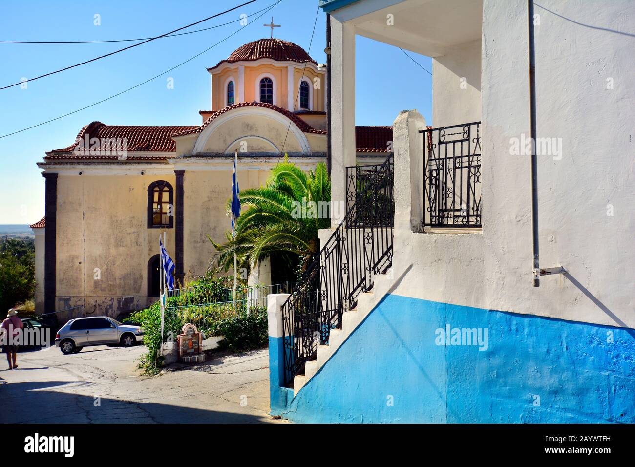 Greece limnos village hi-res stock photography and images - Alamy