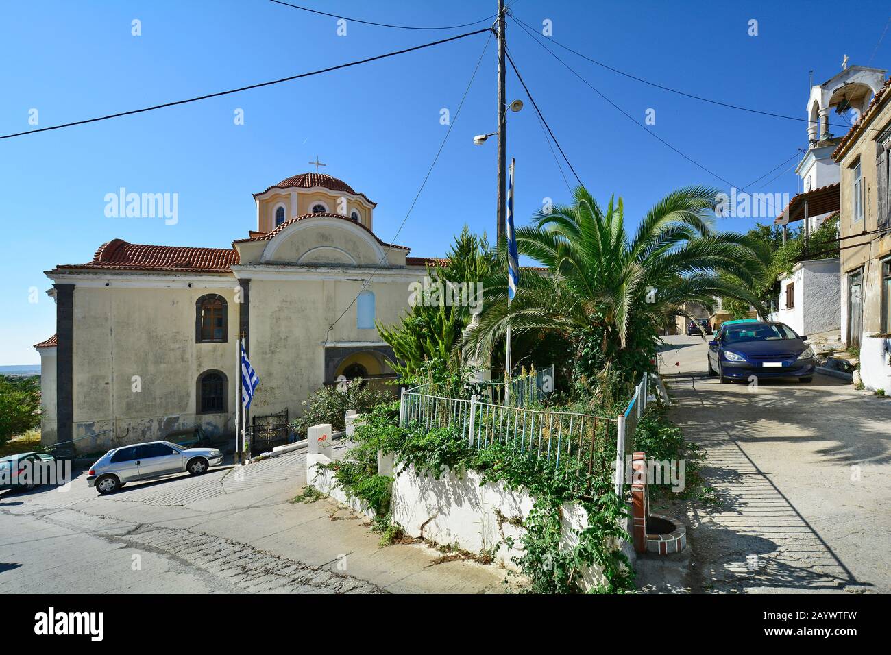 Greece limnos village hi-res stock photography and images - Alamy