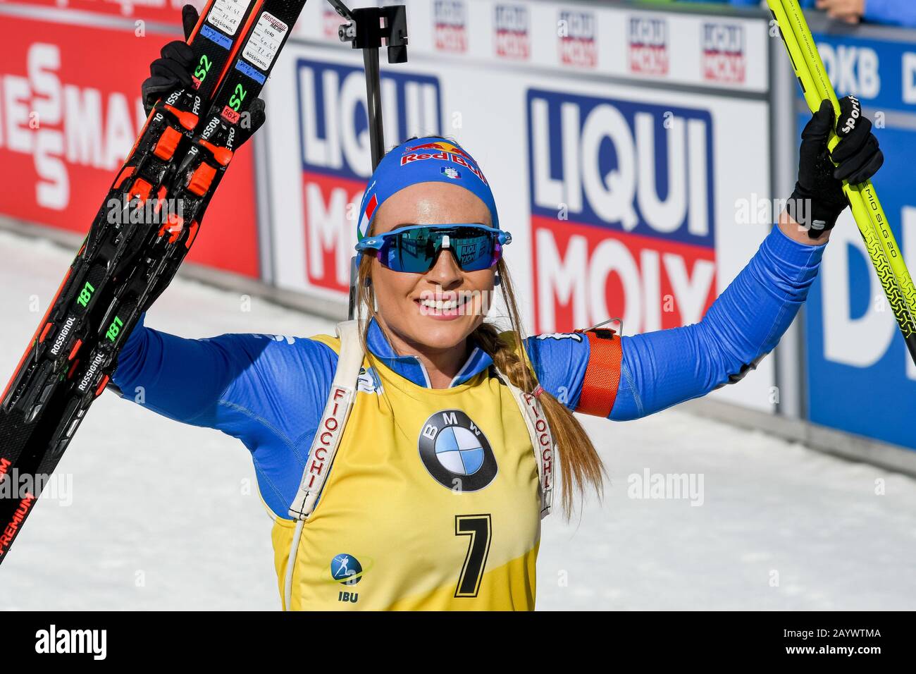 Wierer dorothea ita campionessa of mondo medaglia doro hi-res stock ...