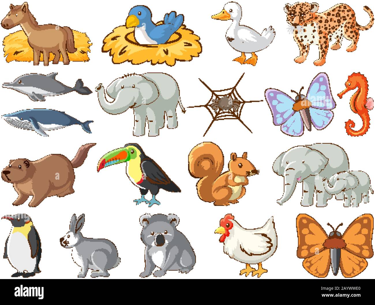 Chicken spiders Stock Vector Images - Alamy