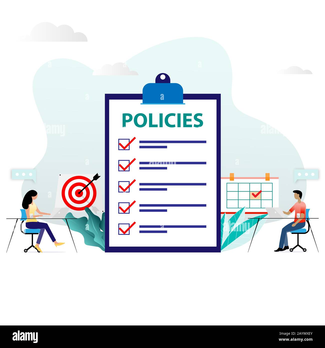 Policies policy document checklist list Cut Out Stock Images & Pictures ...