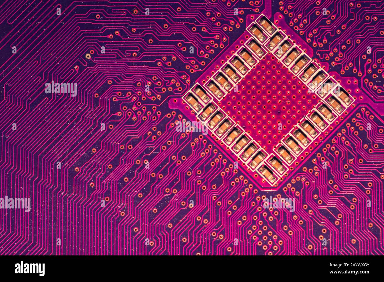 Electronic circuit board abstract background. computer motherboard ...