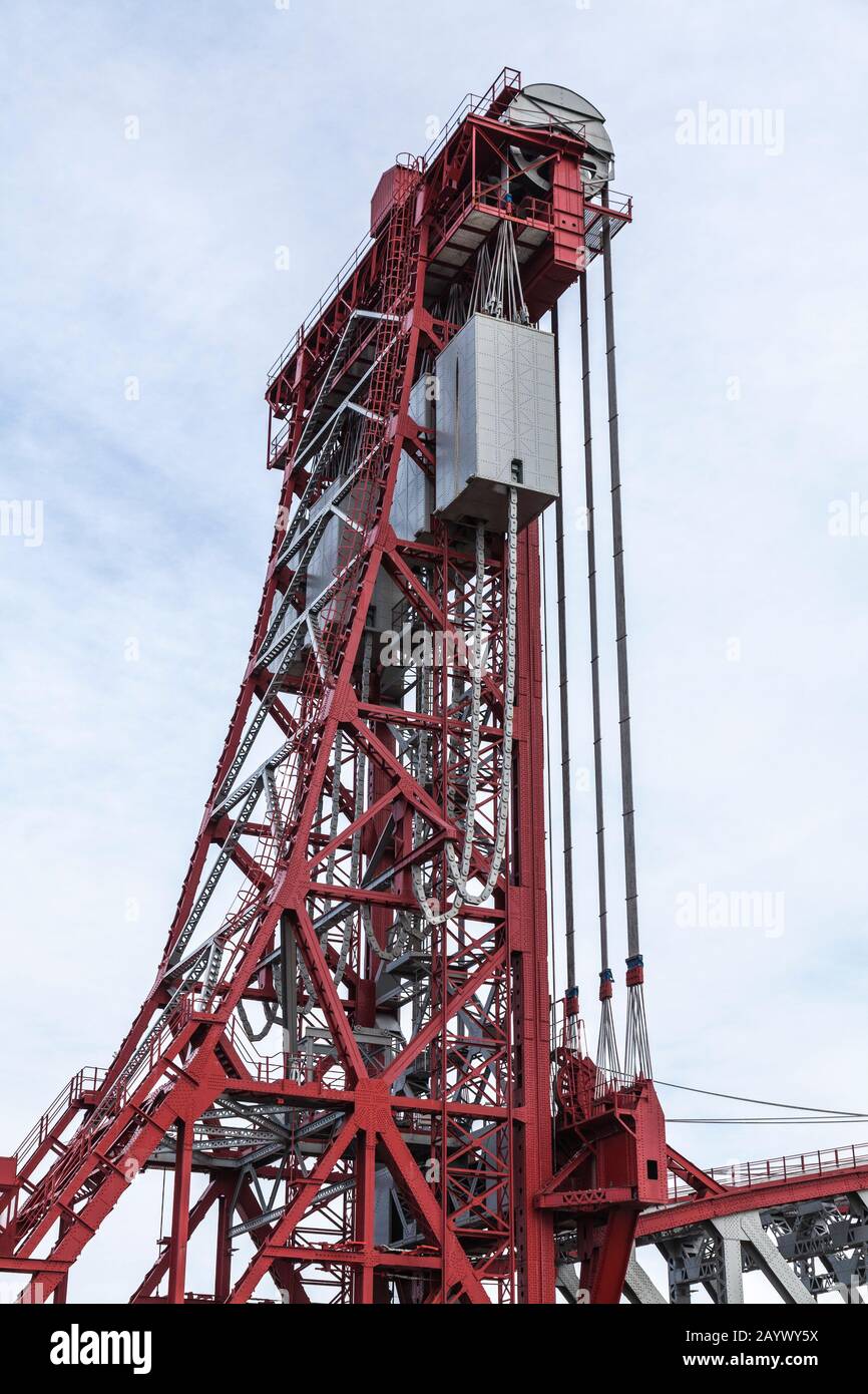 A close up of Newport Bridge,Middlesbrough,England,UK Stock Photo - Alamy