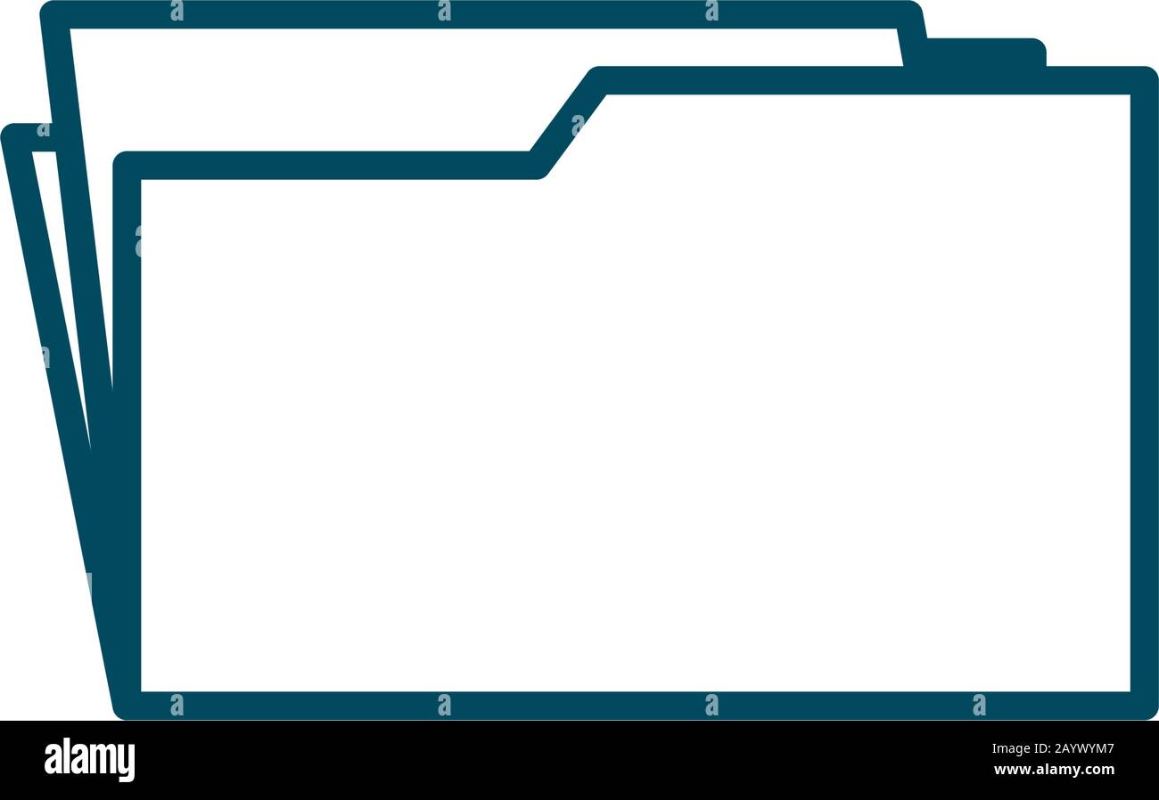 File line style icon design, Document data archive storage organize business office and ...