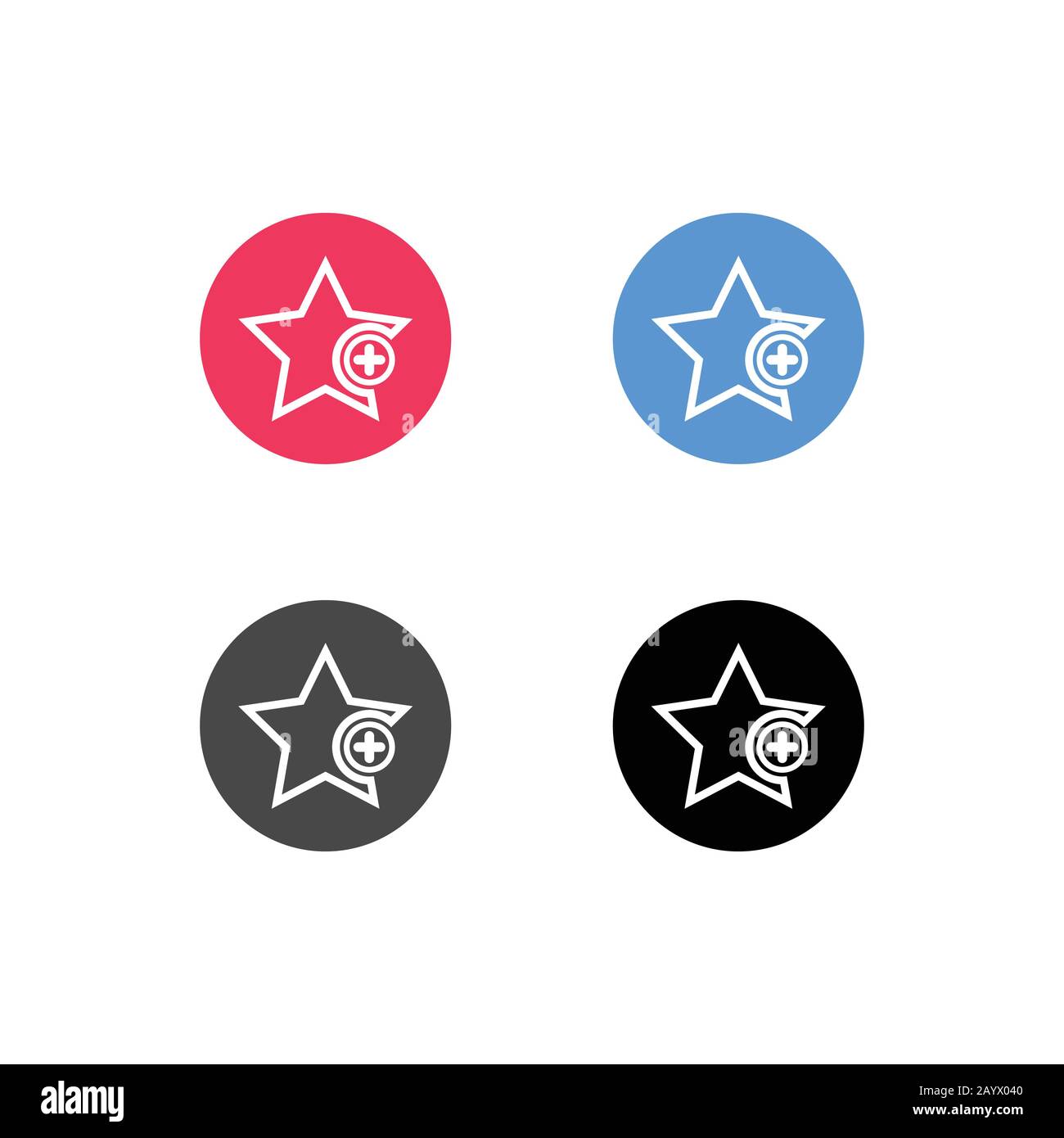 Favorites icon with plus symbol. Favorite icon, Star add plus sign ...