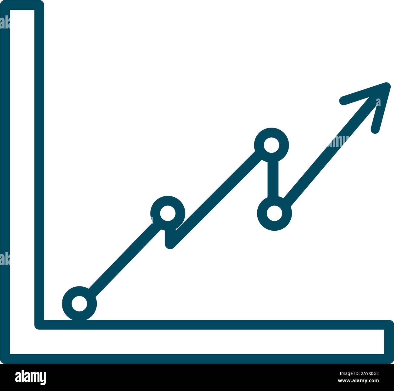 Workflow line style icon design, Infographic data information business analytics and visual ...