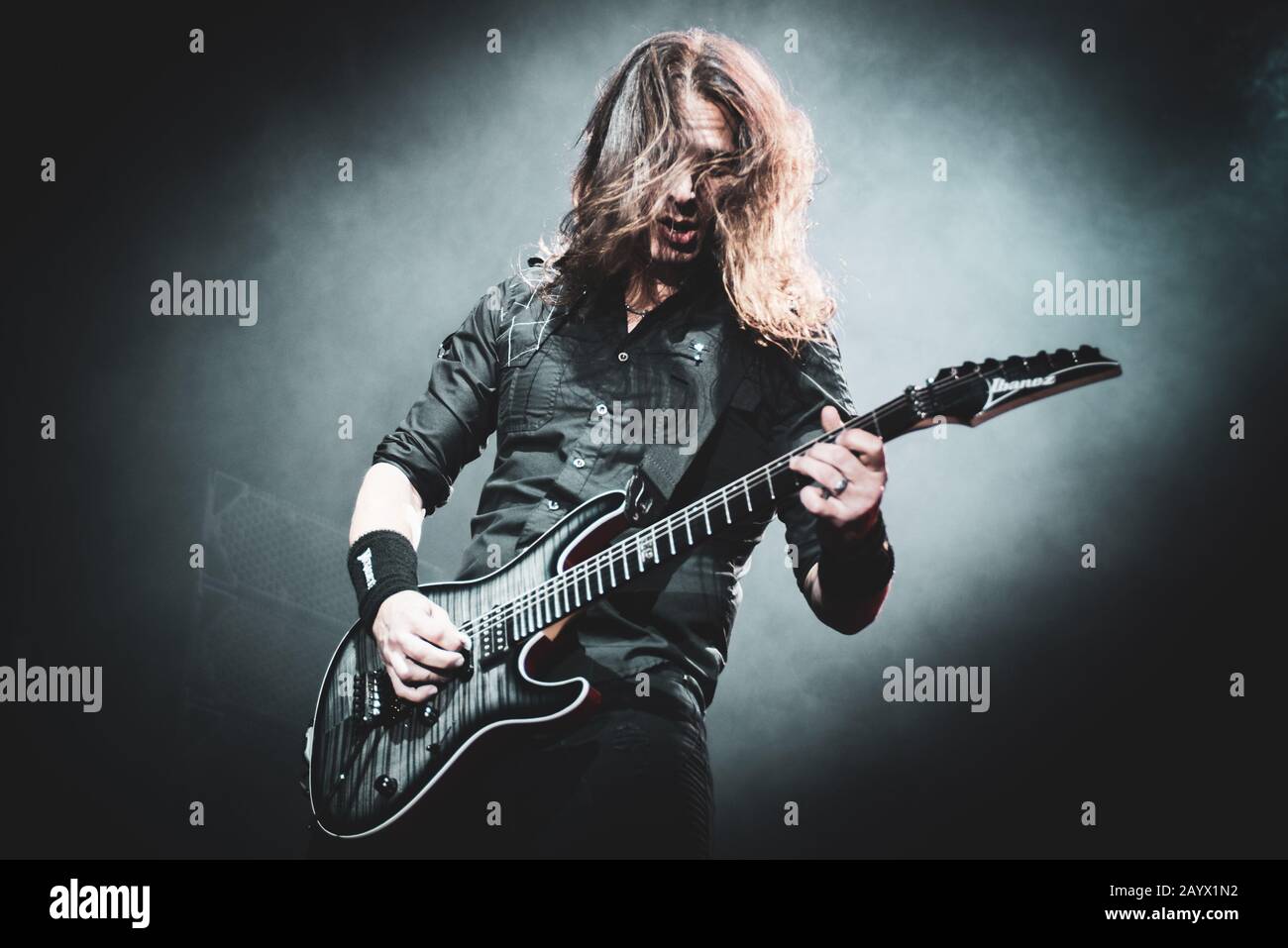 ALCATRAZ, MILANO, ITALY - 2020/02/16: Kiko Loureiro of the American ...