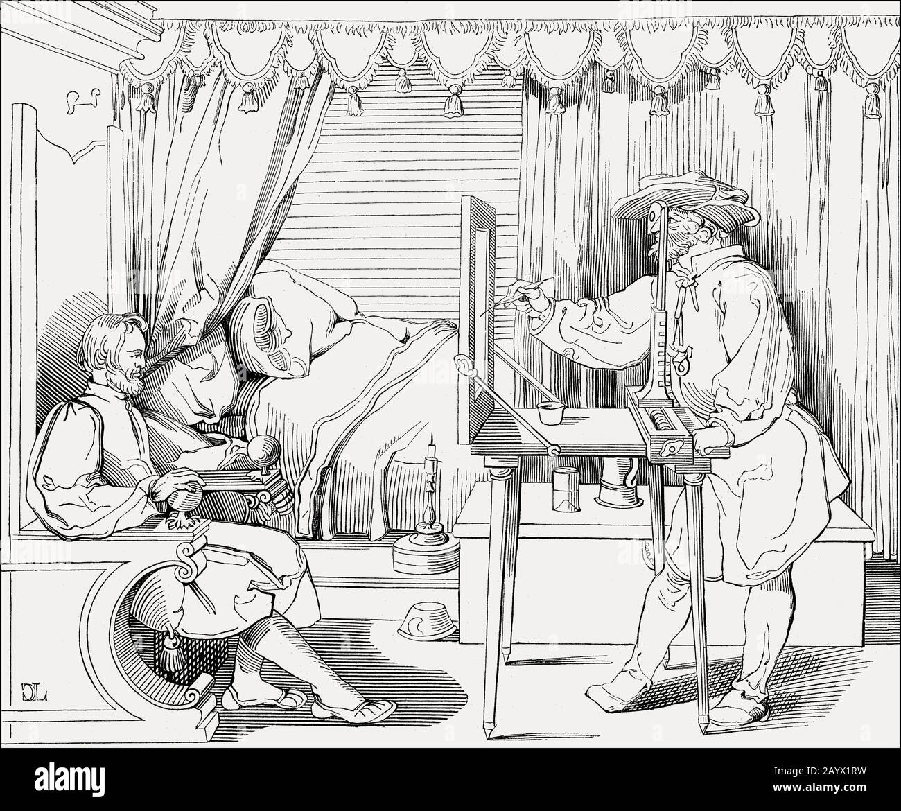 Basics of perspective drawing, construction arrangement for drawing ...