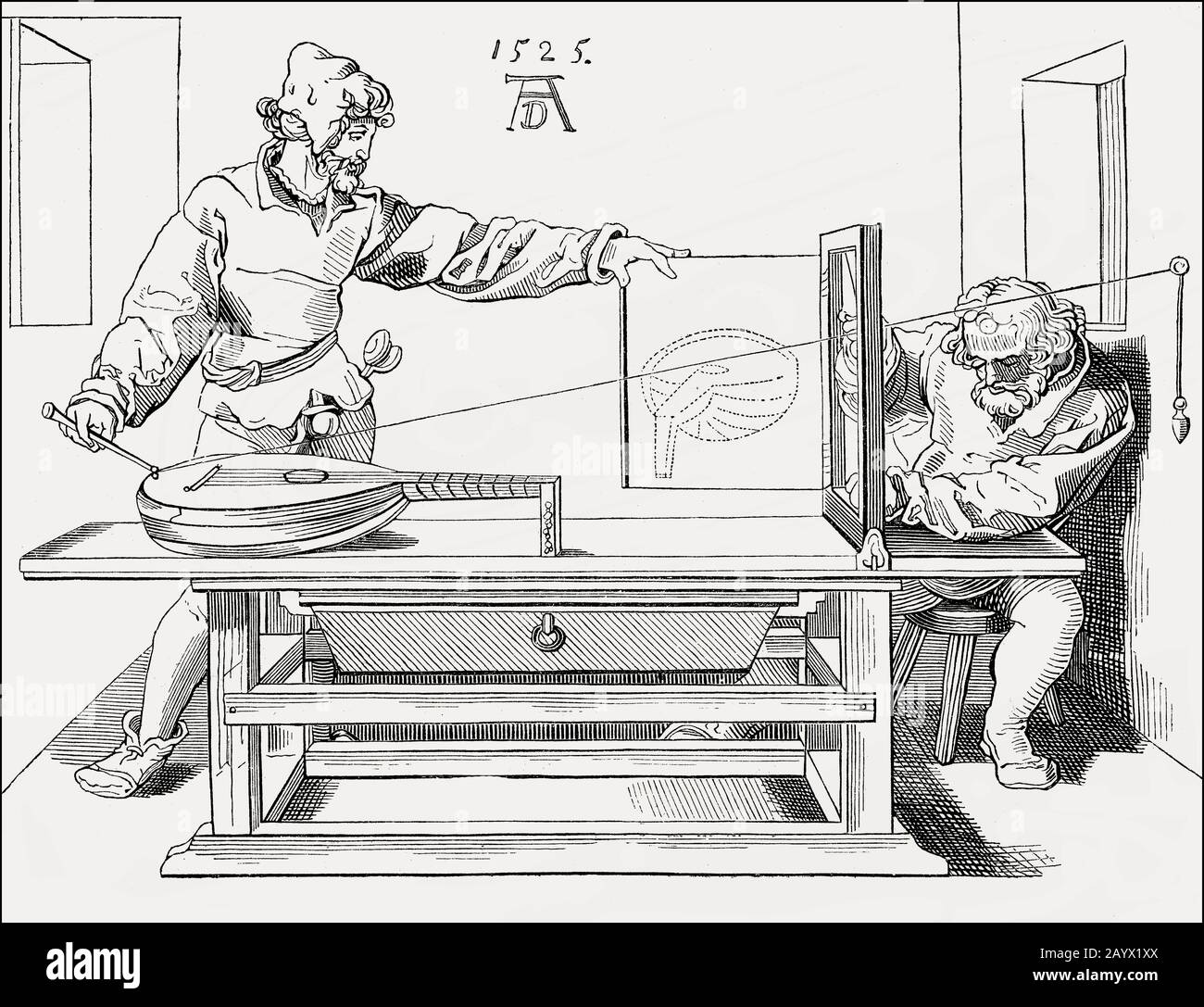 Basics of perspective drawing, construction arrangement for drawing ...