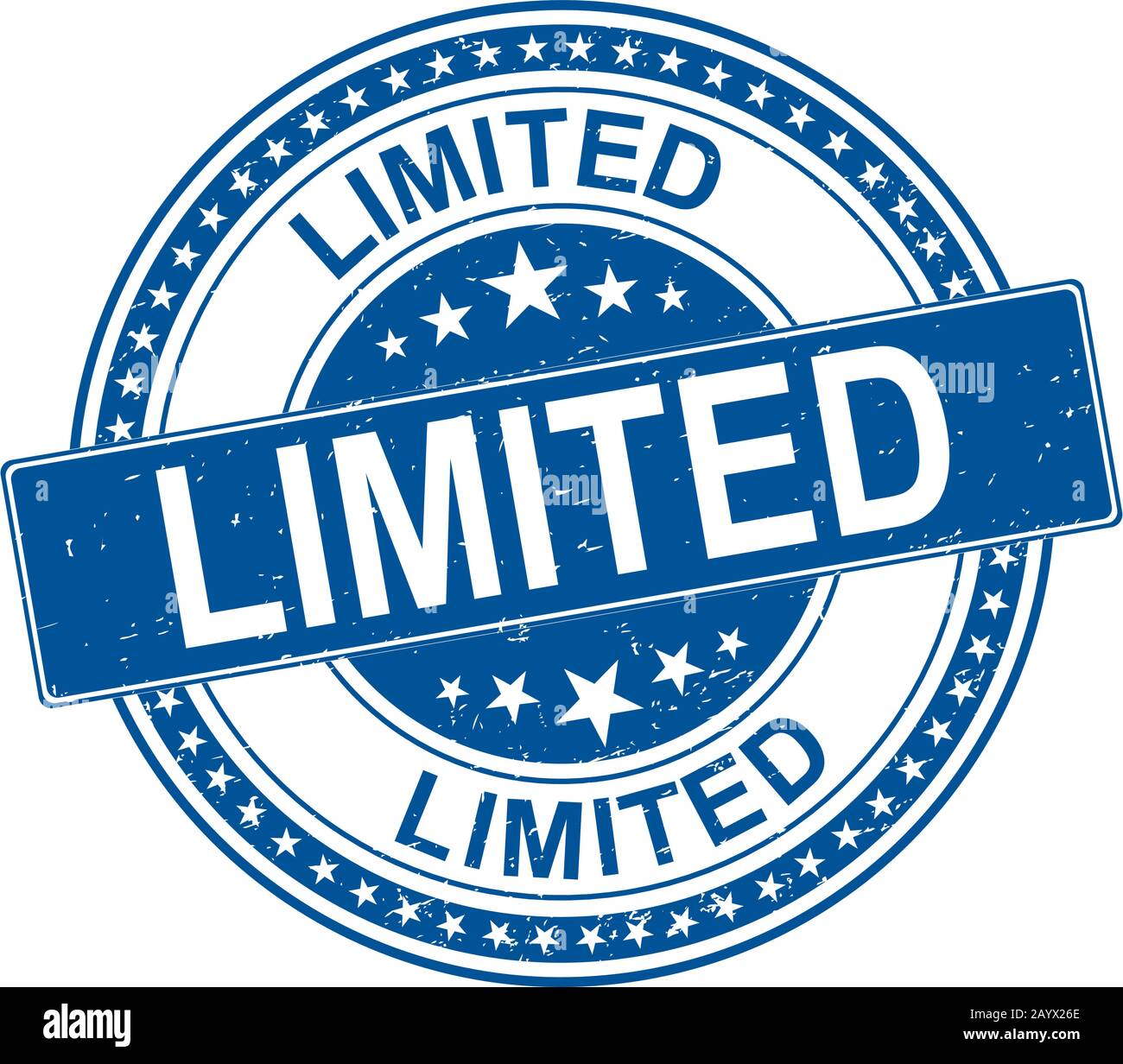 Limited Edition rubber stamp award vector on a white background Stock ...