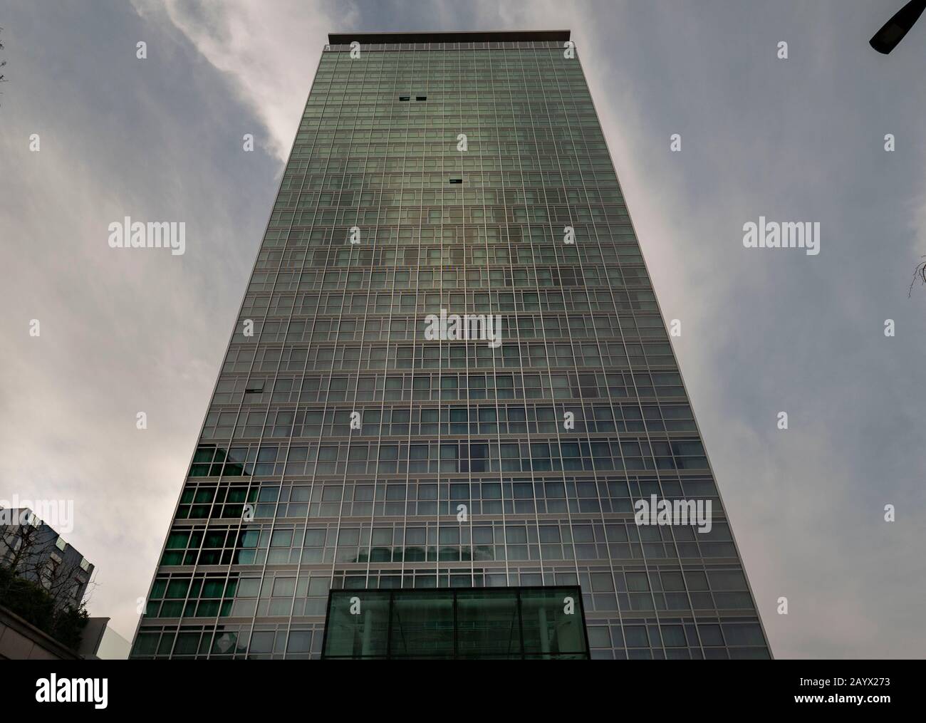 Historic Galfa tower in new modern area of Milano near central station ...