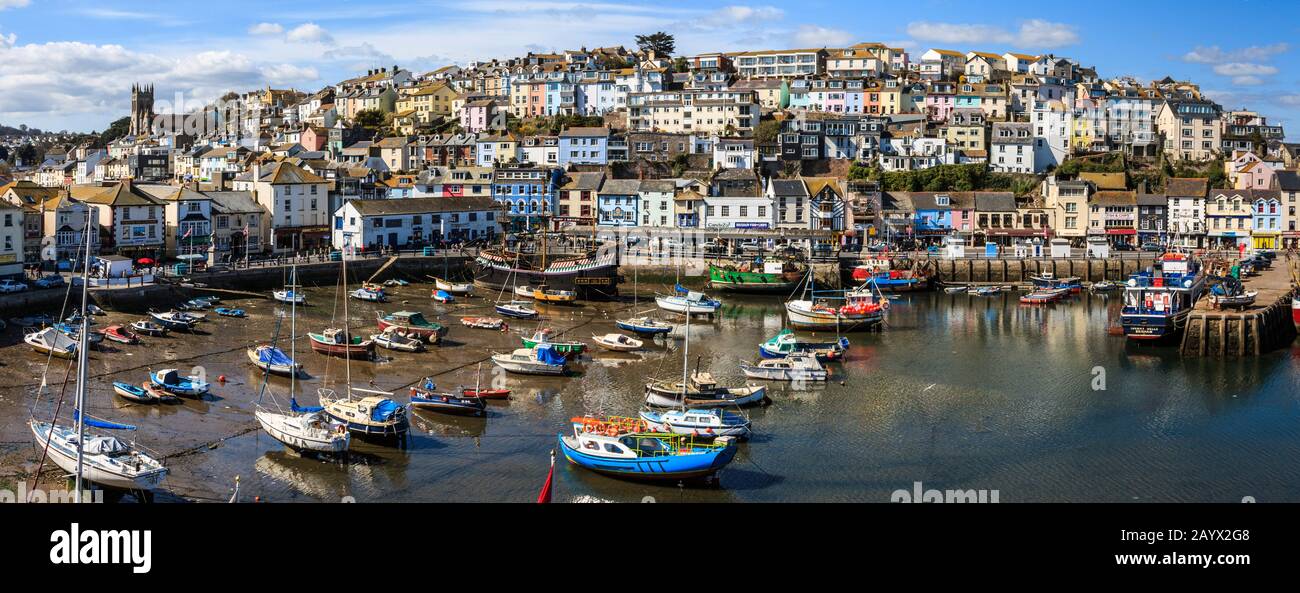 Brixham town centre hi-res stock photography and images - Alamy