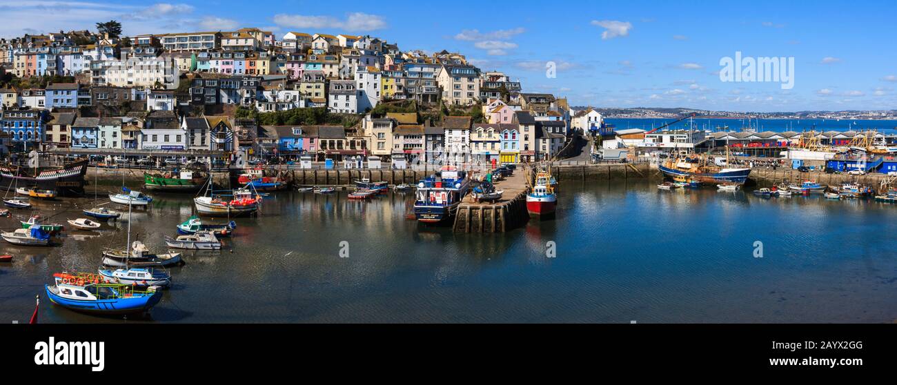 Brixham town centre hi-res stock photography and images - Alamy