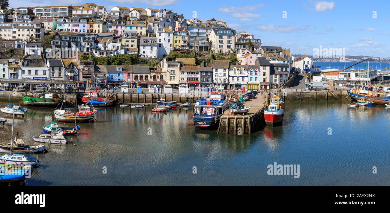 Brixham town centre hi-res stock photography and images - Alamy