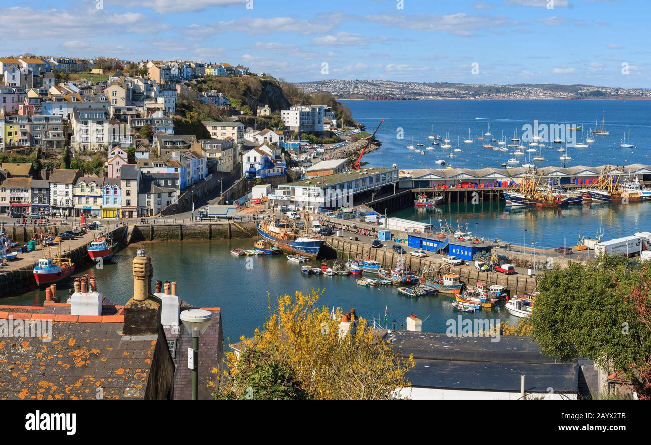 Brixham town centre hi-res stock photography and images - Alamy