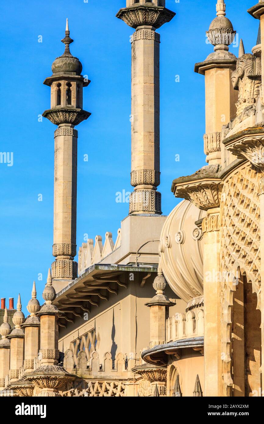 royal pavillion posh council house brighton sussex england uk gb Stock ...