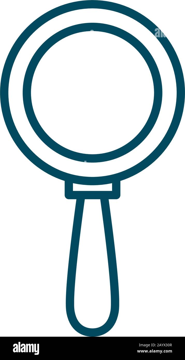 Lupe line style icon design, Tool search magnifying glass zoom lens and ...