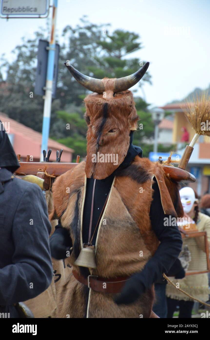 Traditional masks of Sardinia, Italy Stock Photo - Alamy