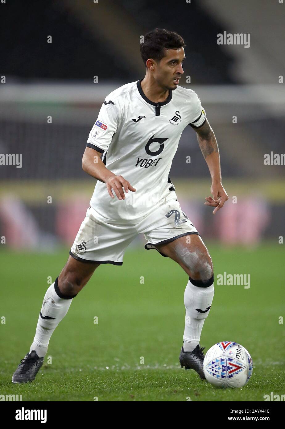 Swansea City's Kyle Naughton Stock Photo - Alamy