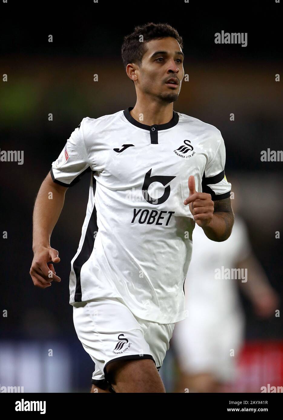 Swansea City's Kyle Naughton Stock Photo - Alamy