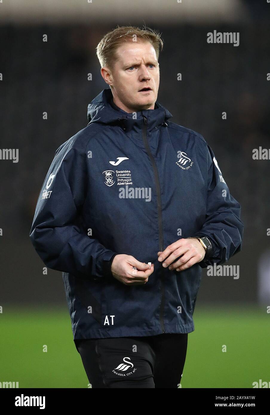 Swansea city coach alan tate hi-res stock photography and images - Alamy