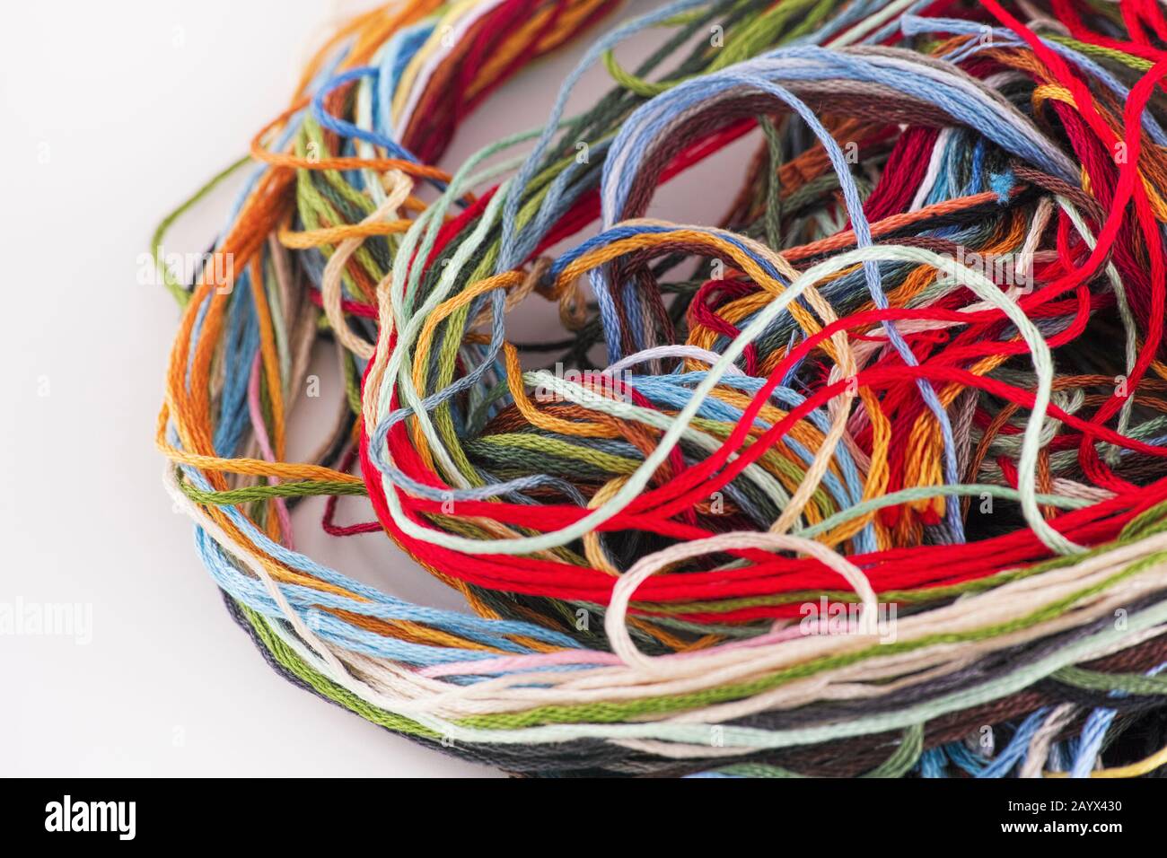Embroidery thread colors hi-res stock photography and images - Alamy