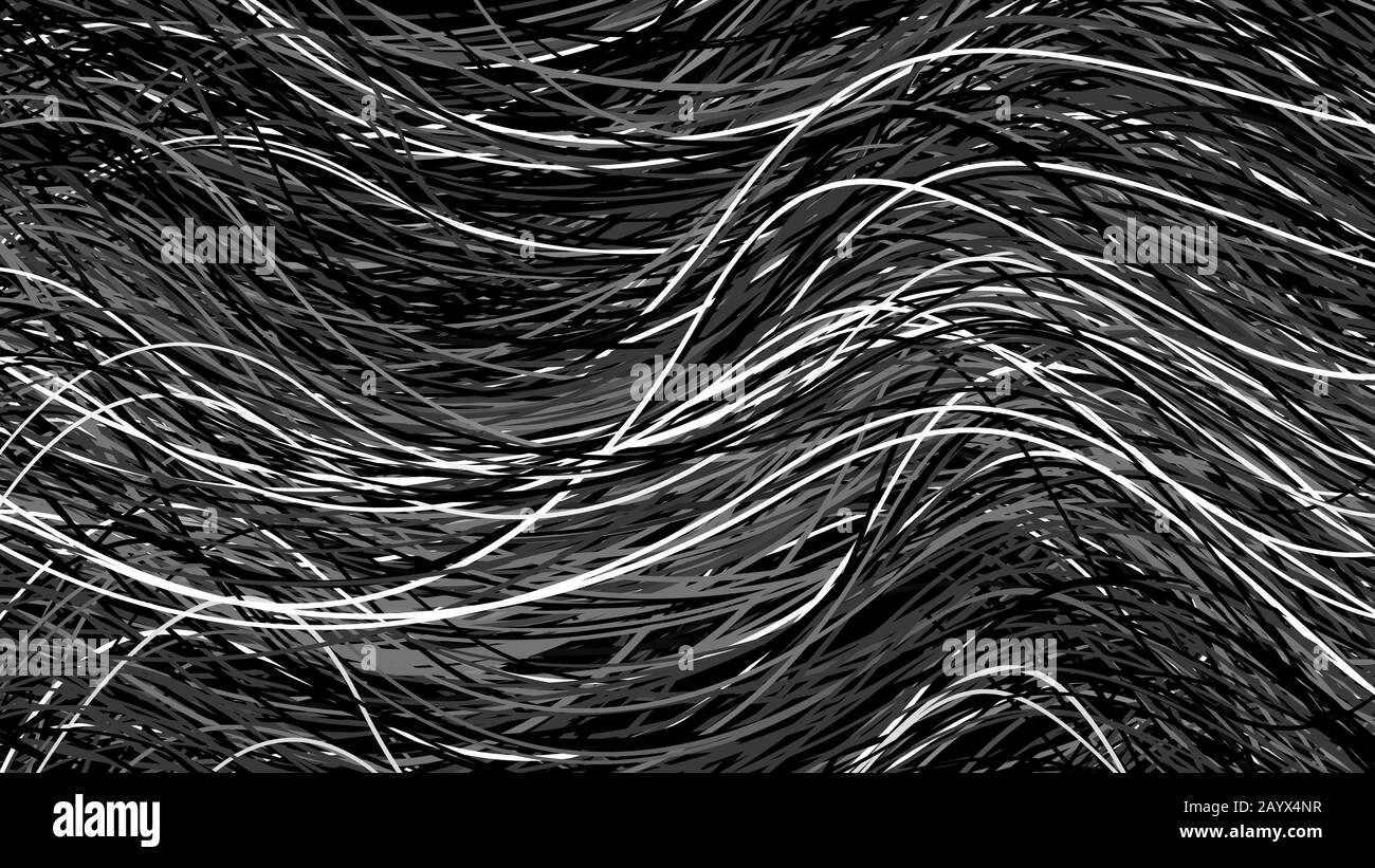 Black and white background with wires, cables, telecommunication ...