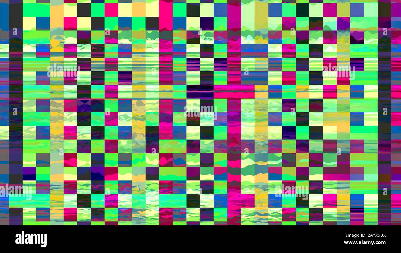 Pixel screen, glitch background, noise vector texture, digital abstract ...