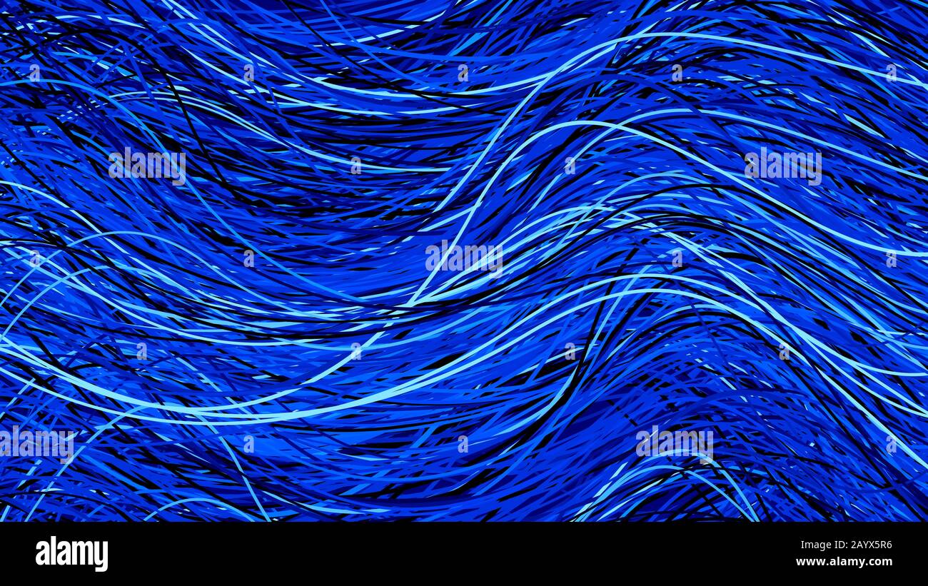 Blue background with wires, telecommunication pattern, abstract digital ...