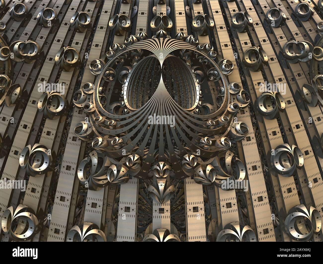 Computer rendered virtual scenery for creative design Stock Photo - Alamy