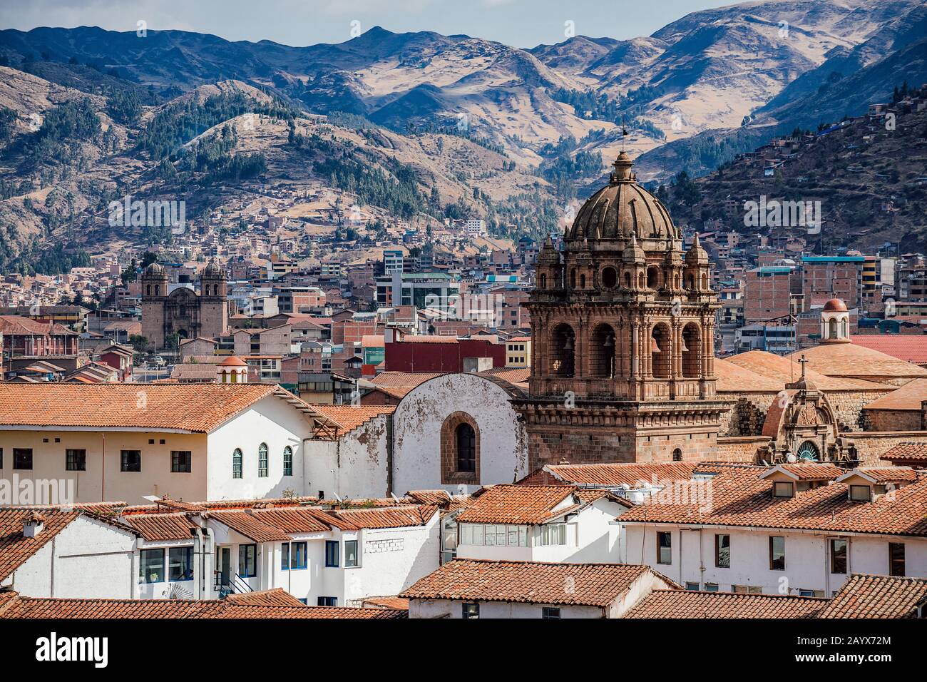 Cityscape of Cusco, Peru Stock Photo - Alamy