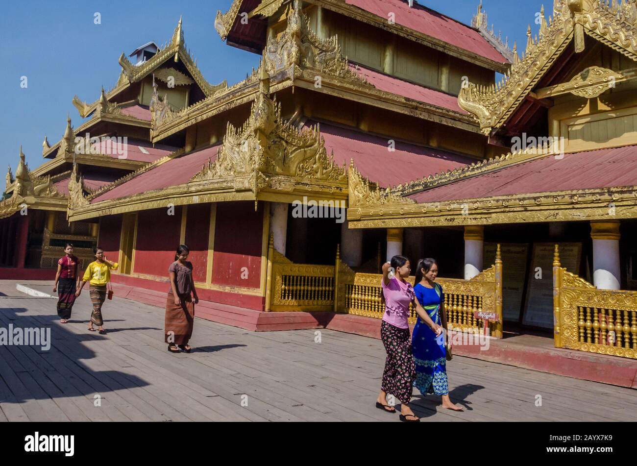 Mandalay Palace, Mandalay, Myanmar Stock Photo - Alamy