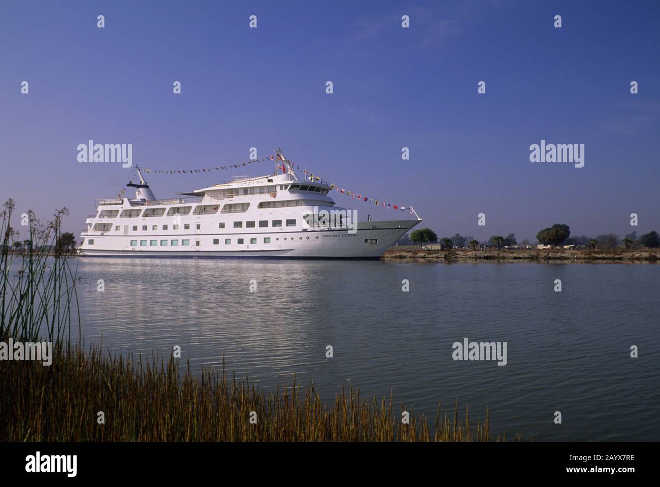 Cruise ship Americana (former Yorktown Clipper) on the Napa River in ...