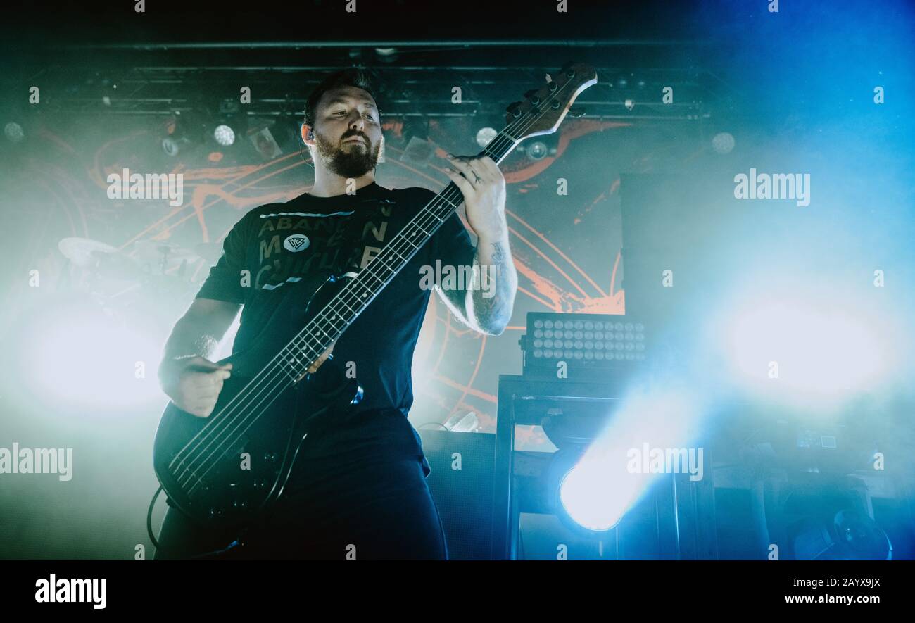 Copenhagen, Denmark. 16th Feb, 2020. The Australian deathcore band Thy ...