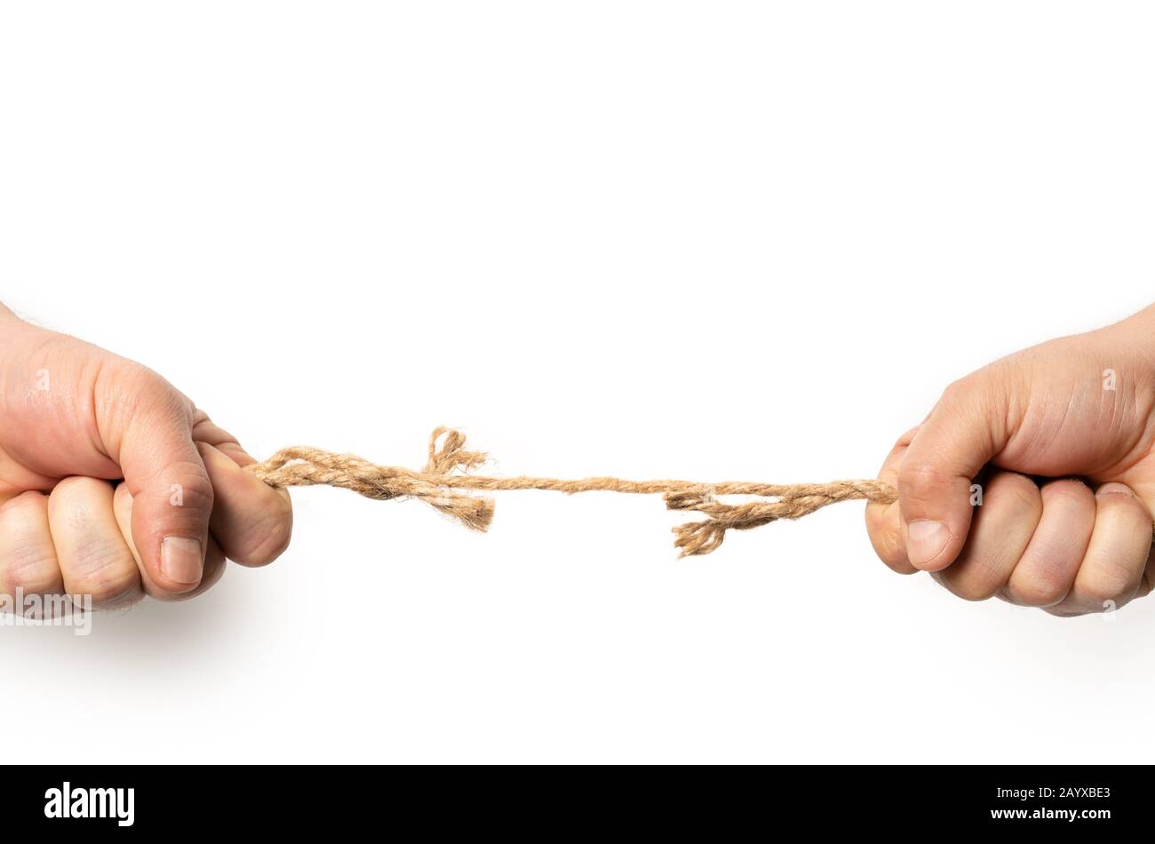 Old cut rope hi-res stock photography and images - Alamy