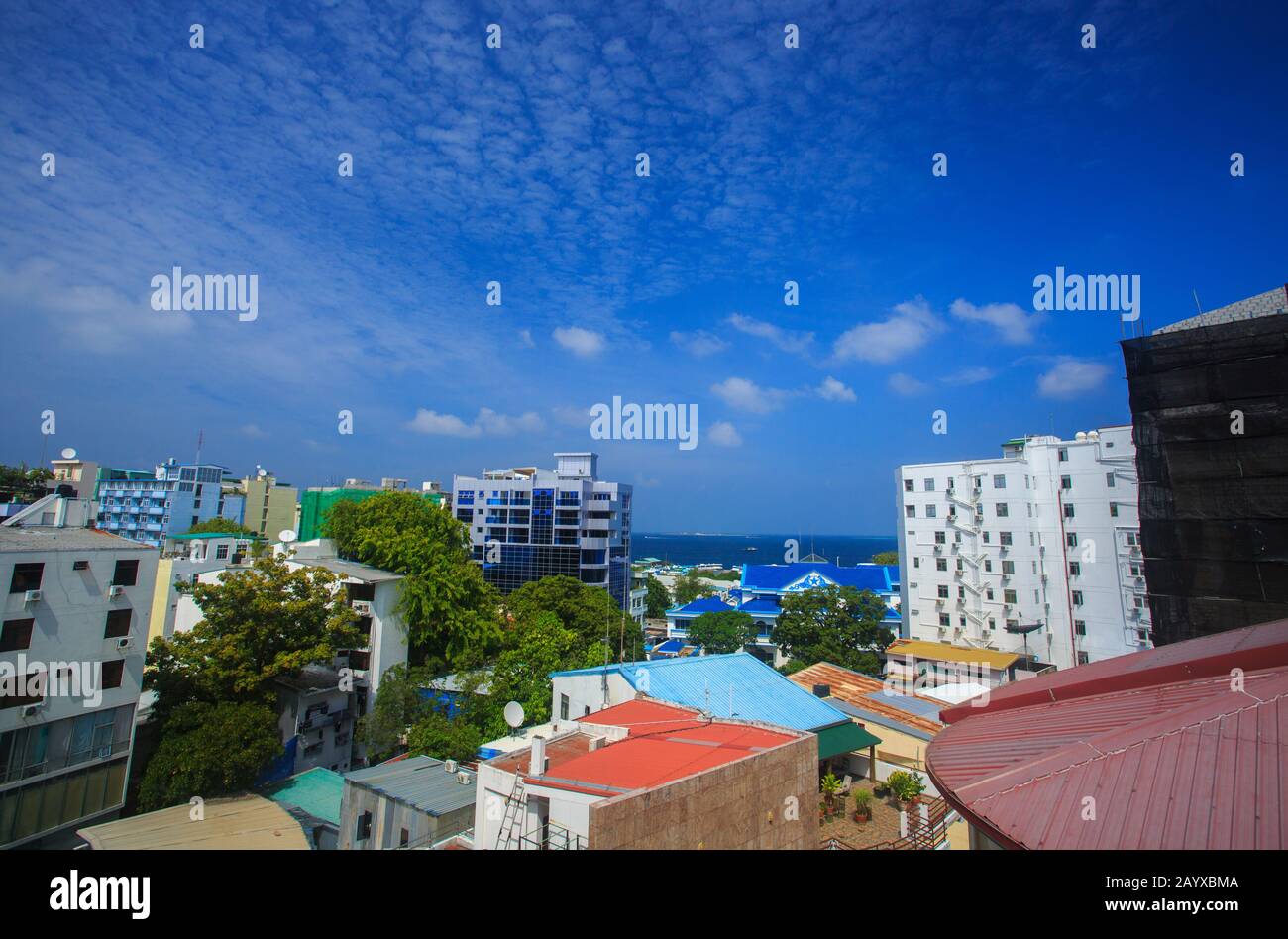 Maldives male island capital city hi-res stock photography and images ...