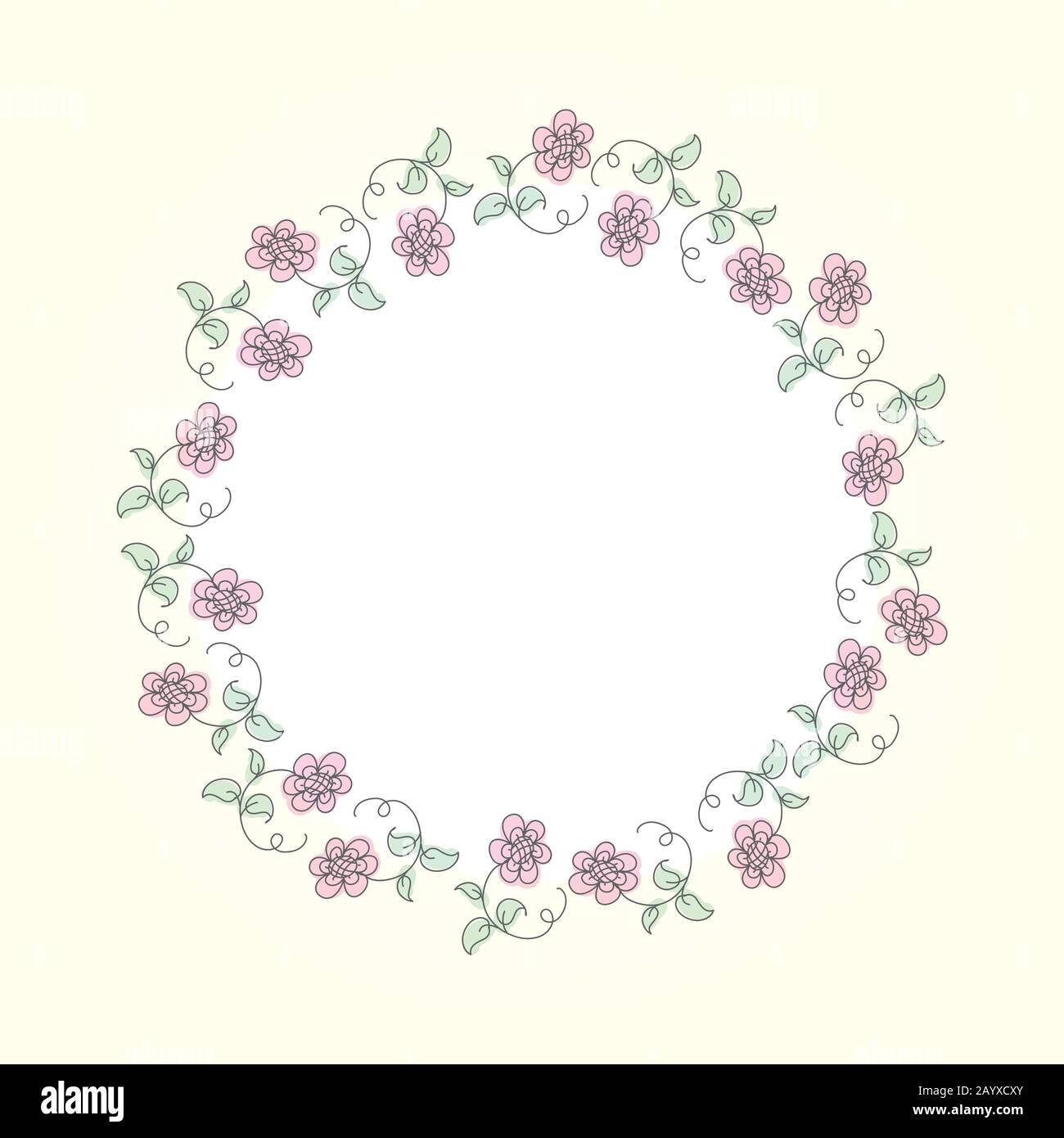 Cute Circle Frame Png