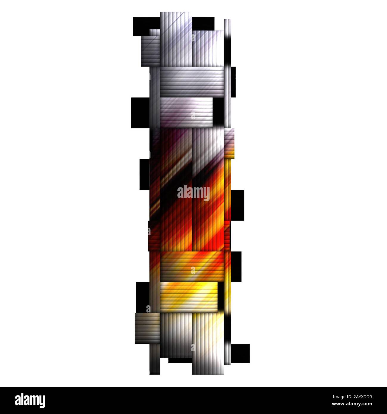 Alphabet uppercase letter in weave design style Stock Photo - Alamy