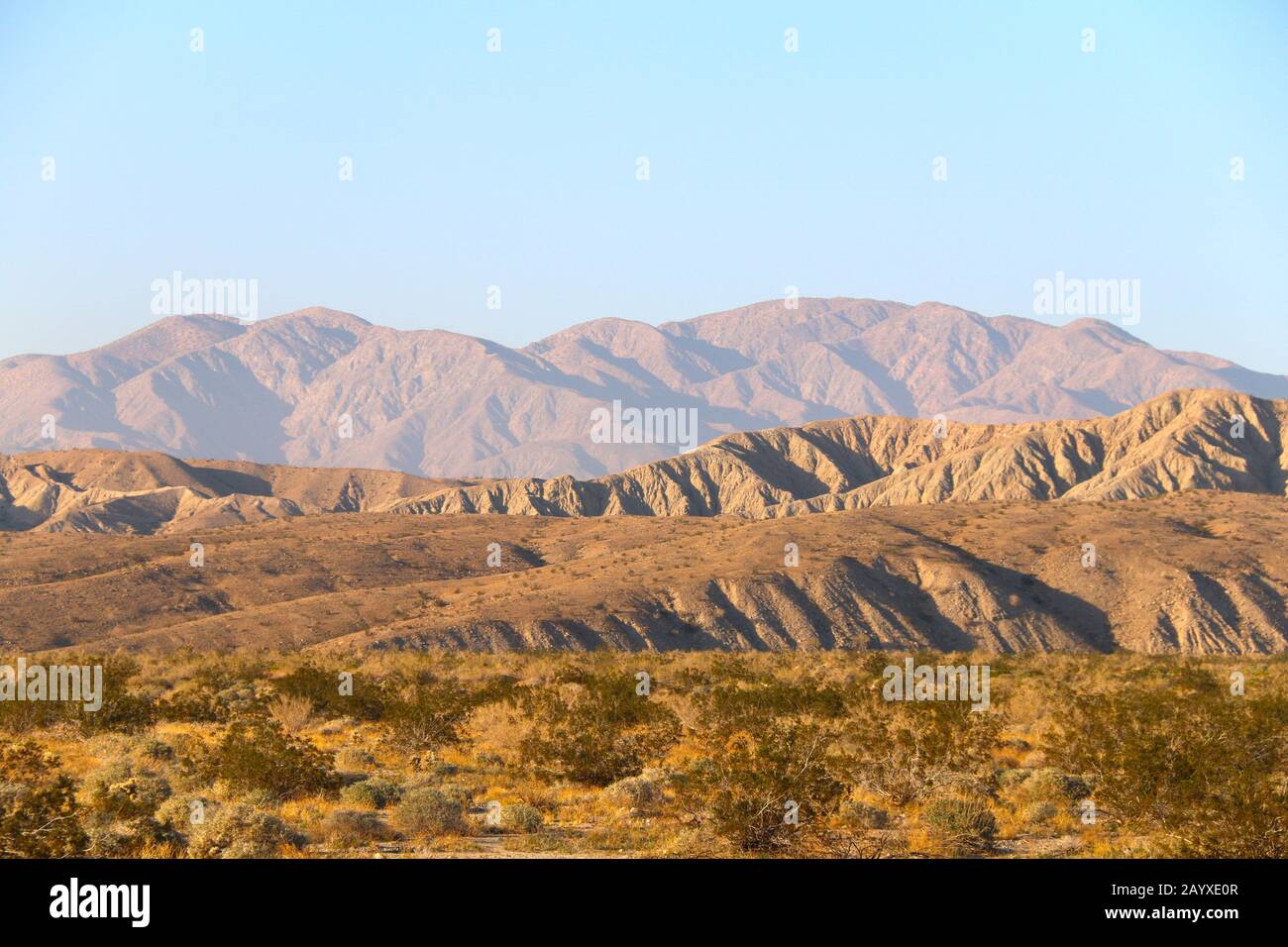 arid dry desert mountains with deep shadows Stock Photo - Alamy